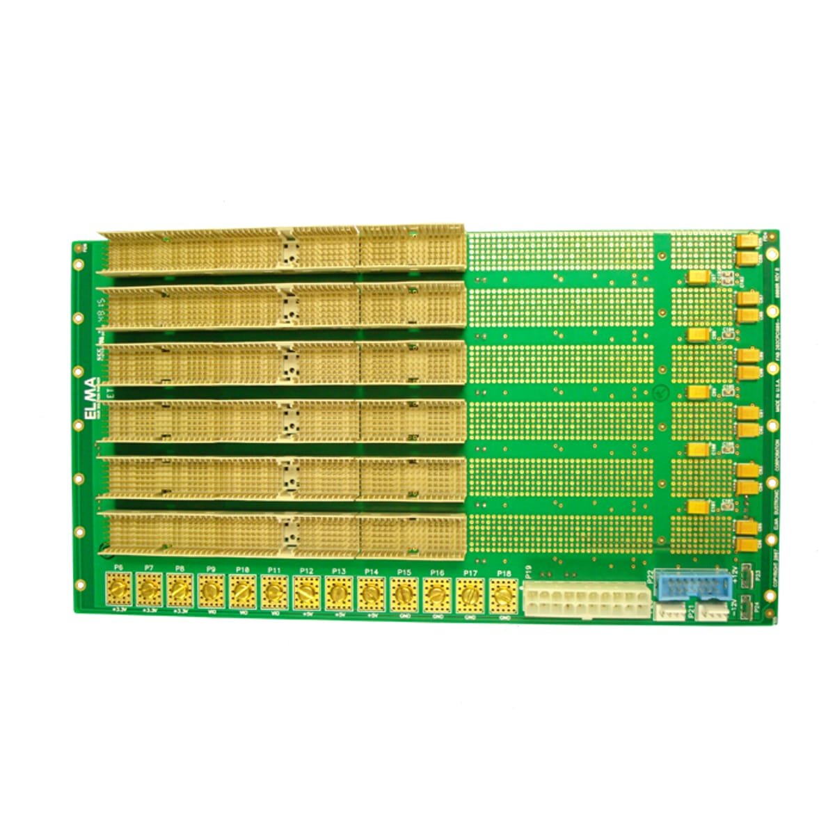 CompactPCI 6U 64 bit ATX 6 slot, P1s no P2-5, RoHS – Elma Electronic