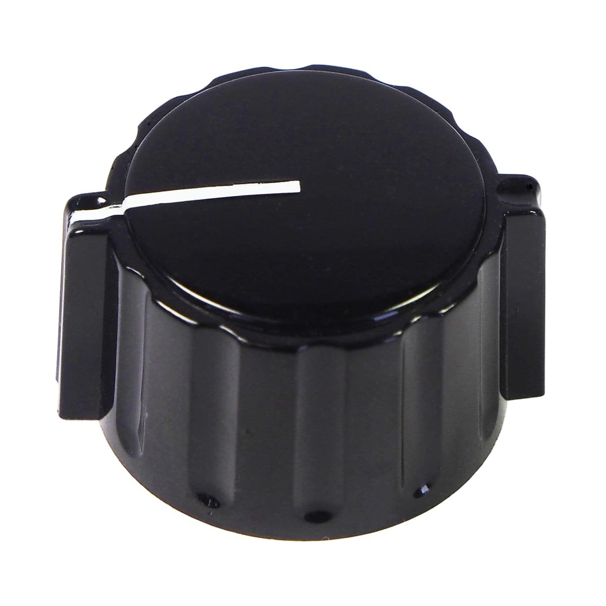 Wing knob | black | with line | matt or glossy | Ø 21 mm – Elma Electronic